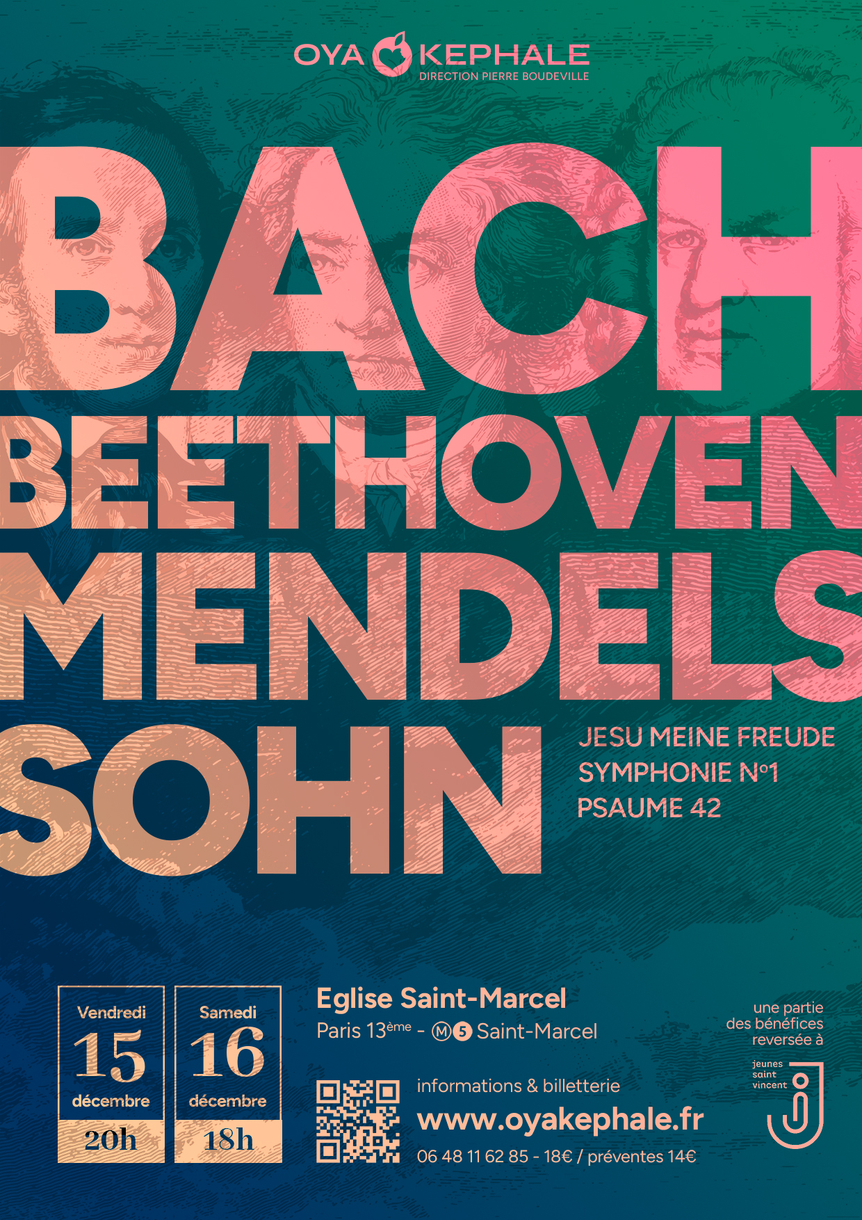 Concert Bach, Beethoven, Mendelssohn - Oya Kephale